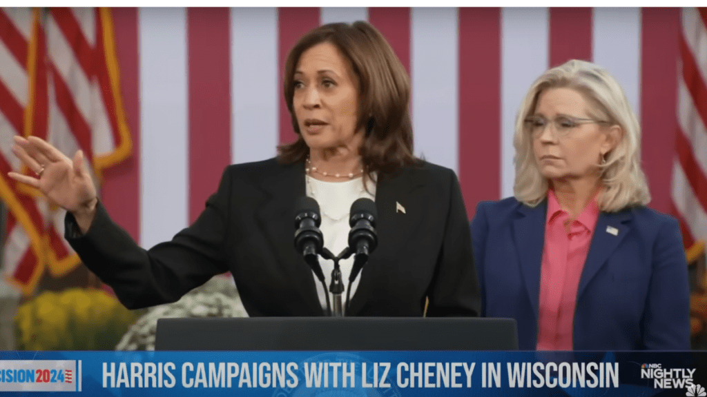 Harris campaigns with former Republican Rep. Liz Cheney - Politics In Color